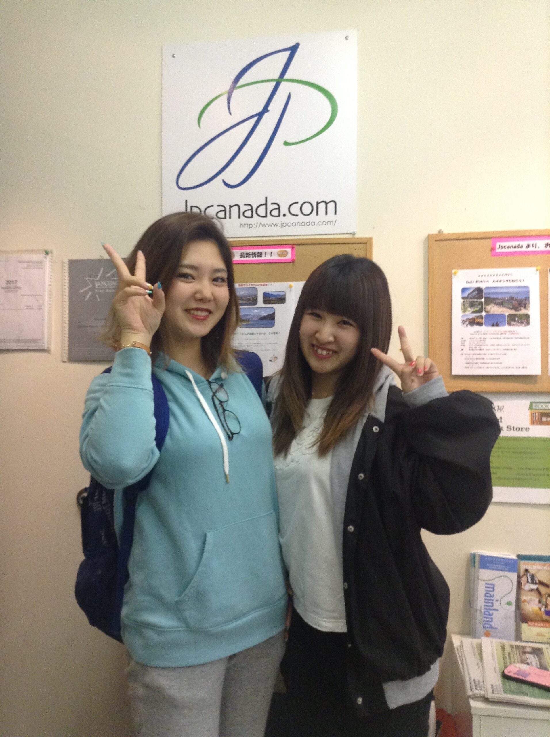 生徒の声：Risaさん＆Shioriさん - JPカナダ留学センター｜カナダ＆フィリピンの留学エージェント